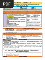 Sesión de Aprendizaje Medios de Transporte y Peaton .22.09 | PDF ...