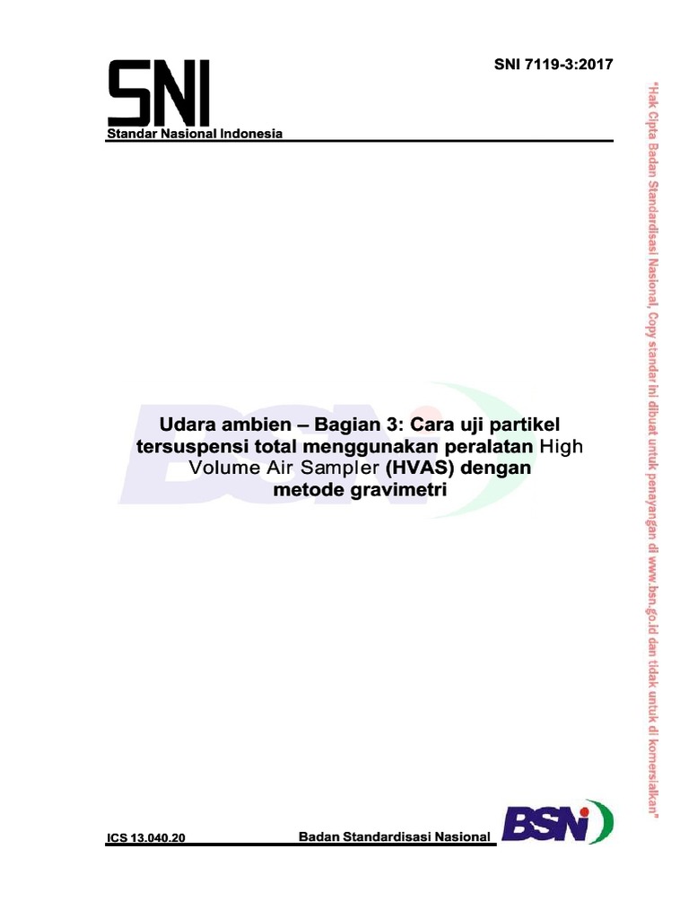 Sni 7119 3 2017 Pdf Pdf