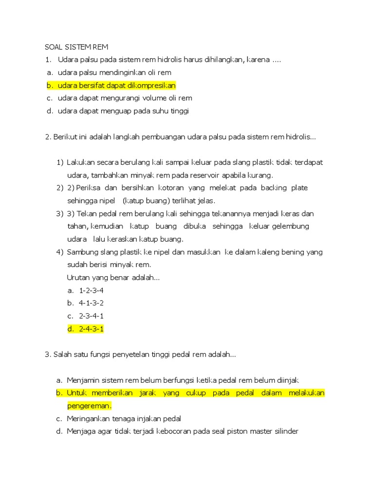 Soal Rem | PDF