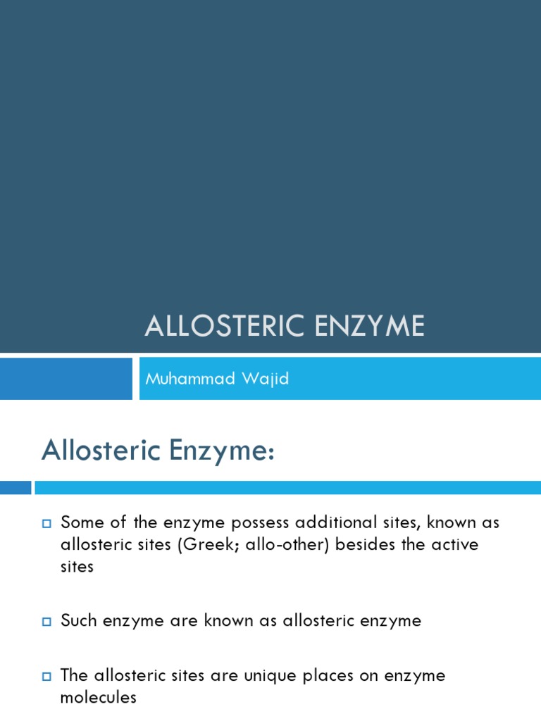 Allosteric Enzyme | PDF | Enzyme | Chemical Kinetics