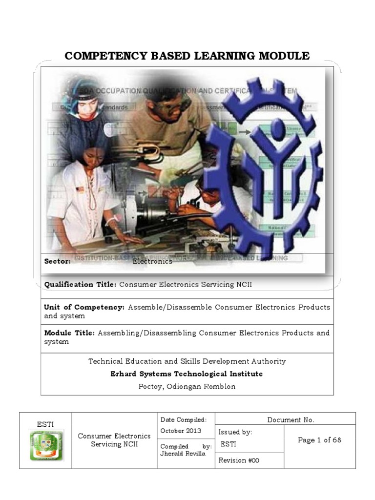 Consumer Electronics Servicing NC II Module | PDF | Passivity (Engineering) | Resistor