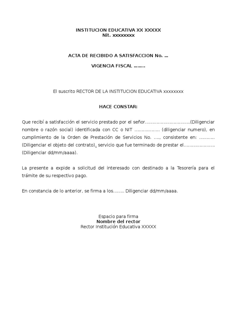 ACTA DE RECIBIDO A SATISFACCION.doc