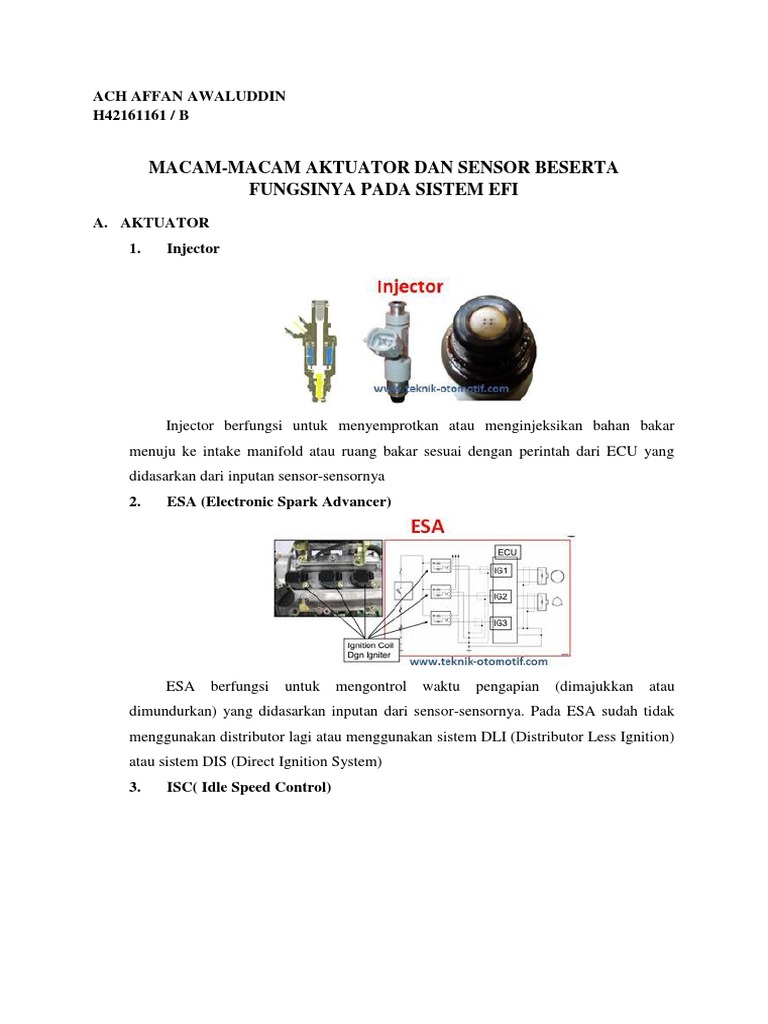 Sensor Dan Aktuator | PDF