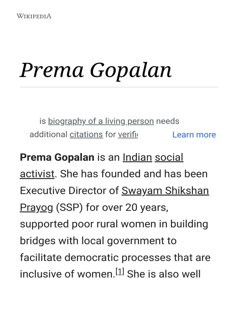 Prema Gopalan | PDF | Economies | Business
