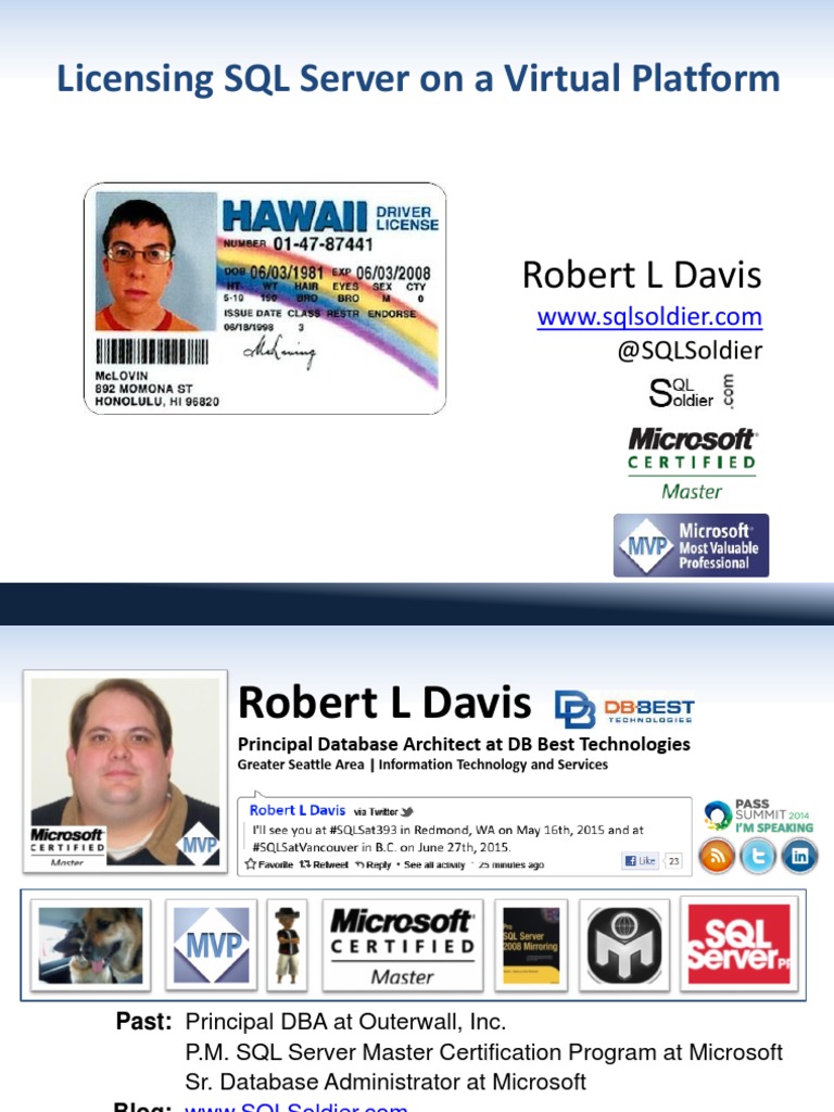 Licensing SQL Server On A Virtual Platform | PDF | Virtual Machine ...