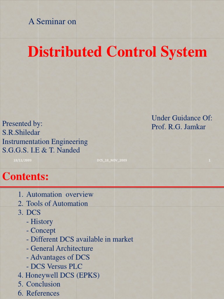 Dcs | PDF | Programmable Logic Controller | Automation