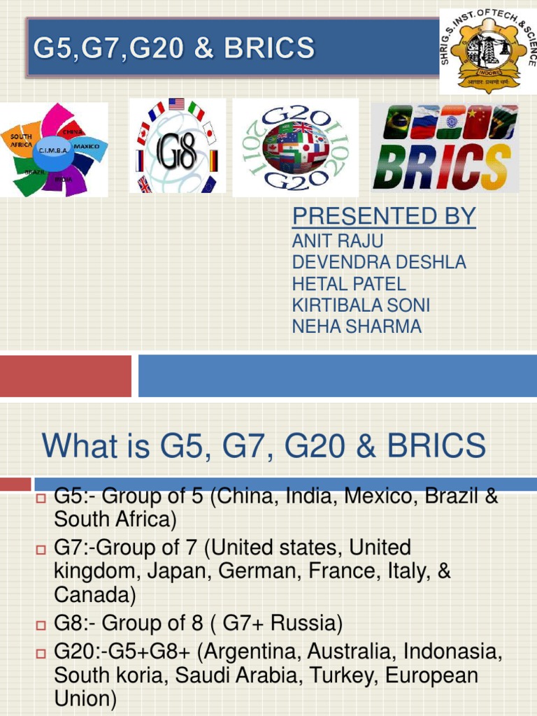 G7 and Brics | PDF | Bric | Economic Development