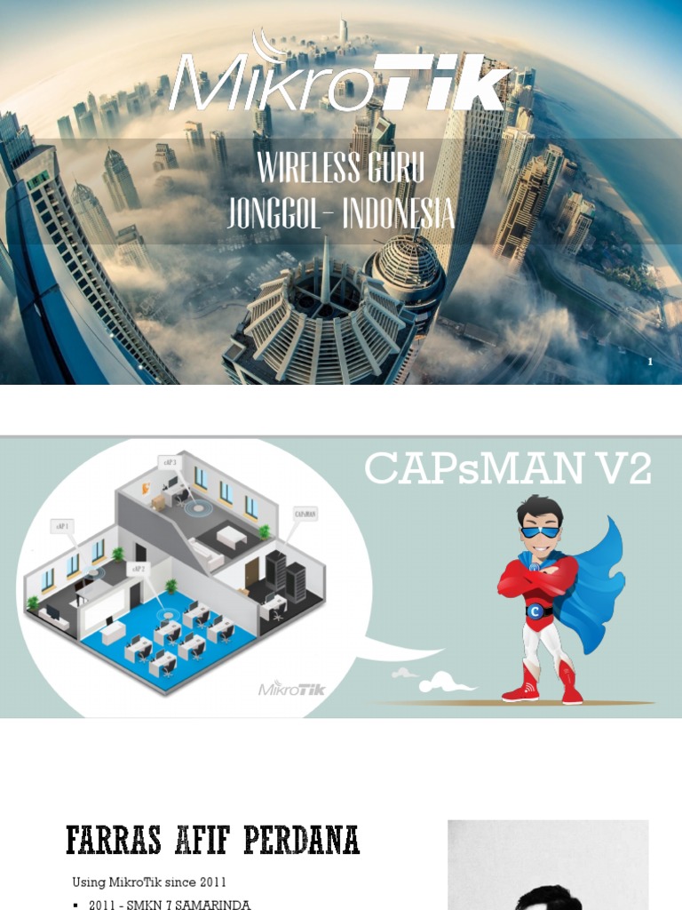 Configuring and Managing Wireless Access Points with CAPsMAN | PDF | Ip Address | Wireless Lan