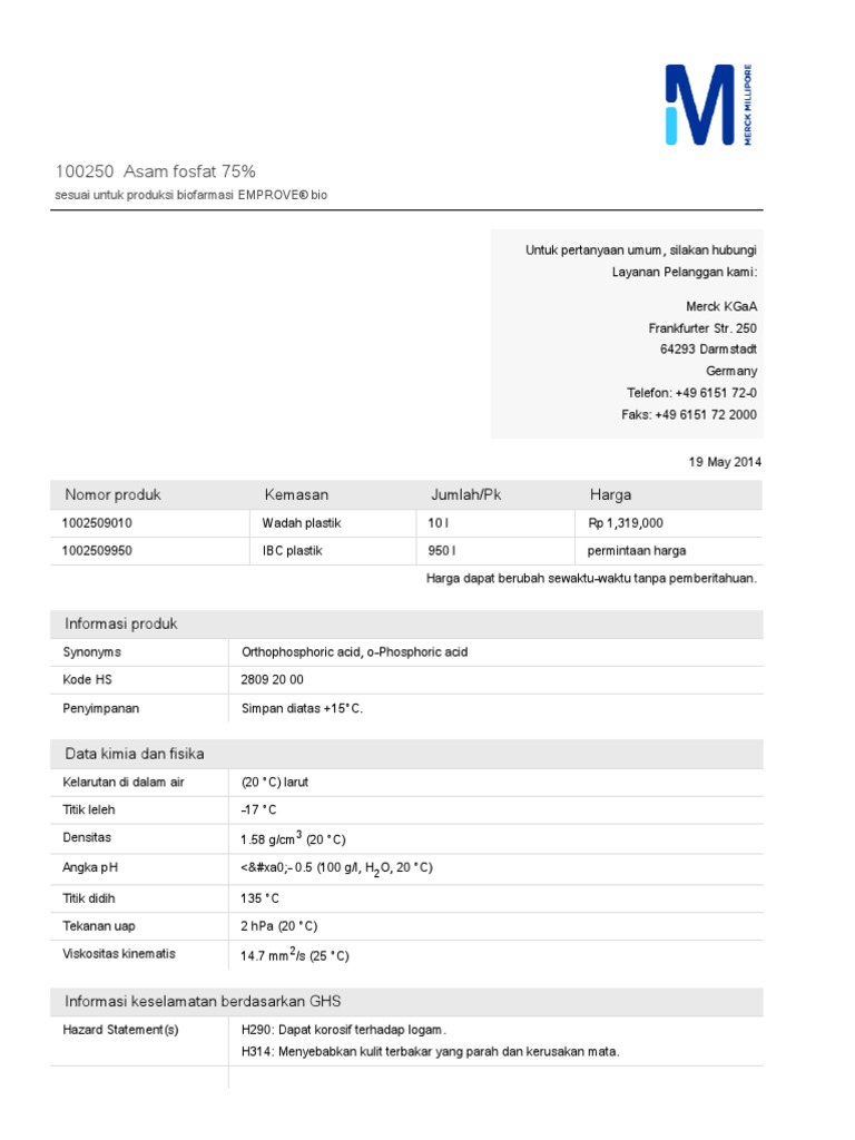 Asam Fosfat PDF | PDF