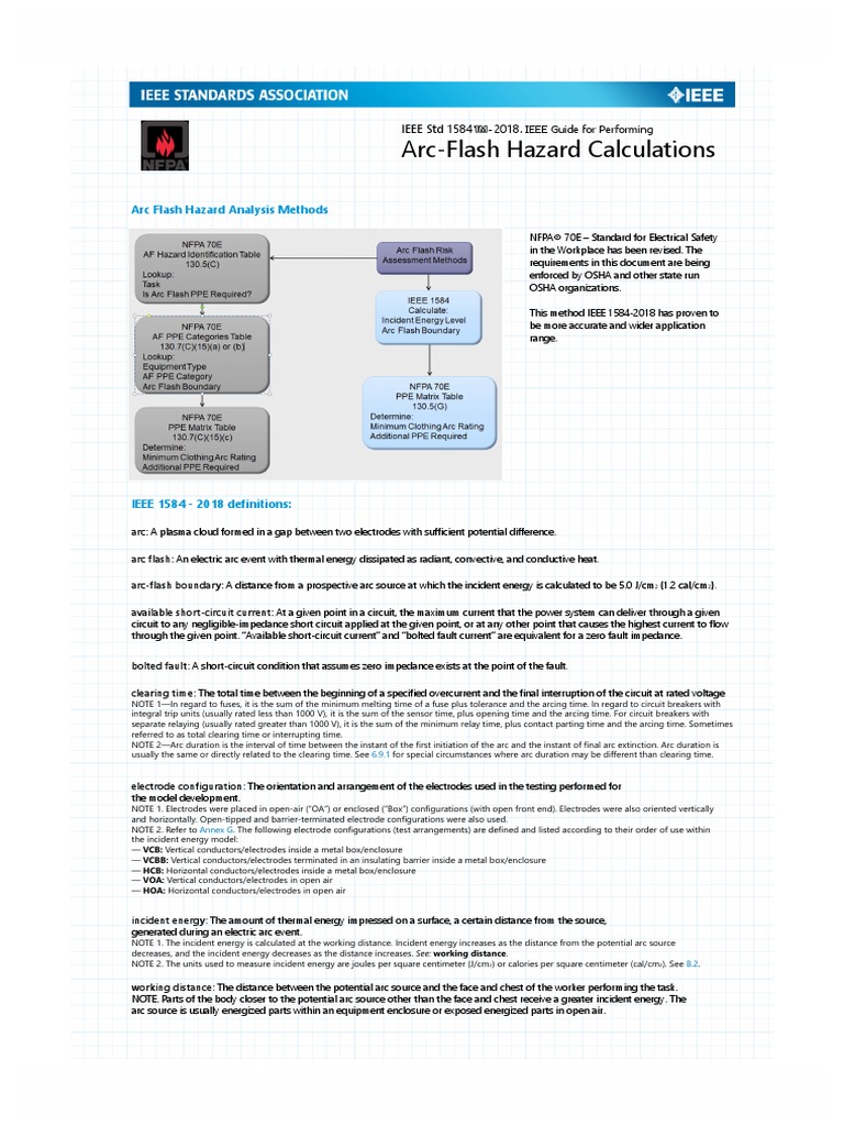 Arc Flash Hazard Analysis Methods | PDF | Electric Arc | Risk Assessment