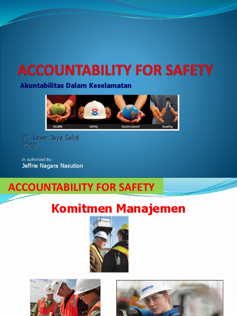 Akuntabilitas Keselamatan Kerja | PDF