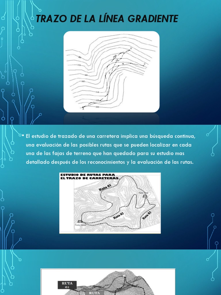 Trazo de La Línea Gradiente | PDF | Curva | Degradado