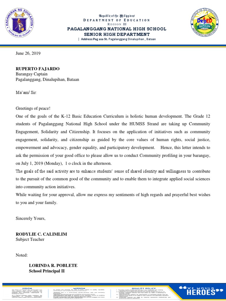 Request For Permanent Record | PDF | Curriculum | Learning