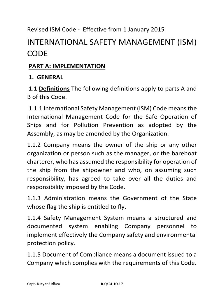 ISM Code 2015 | PDF | Verification And Validation | Audit
