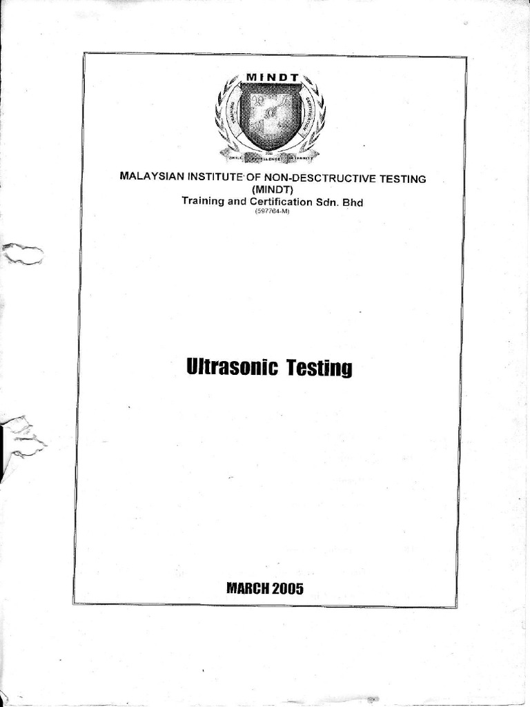 NDT Study Material PCN UT II PDF | PDF | Wavelength | Hertz