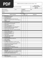 Check List Pulidor de Corte | PDF