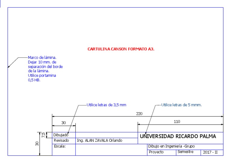 Formato de Lamina y Rotulo PDF | PDF
