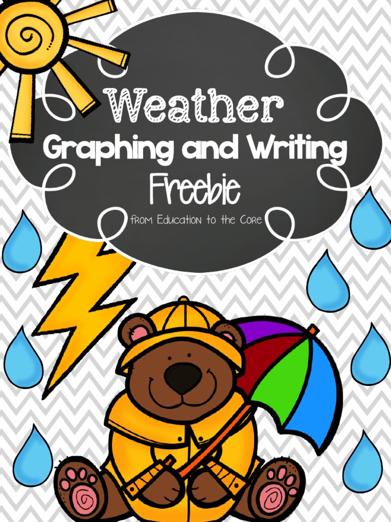 Weather Graphing and Writing: Freebie | PDF | Weather
