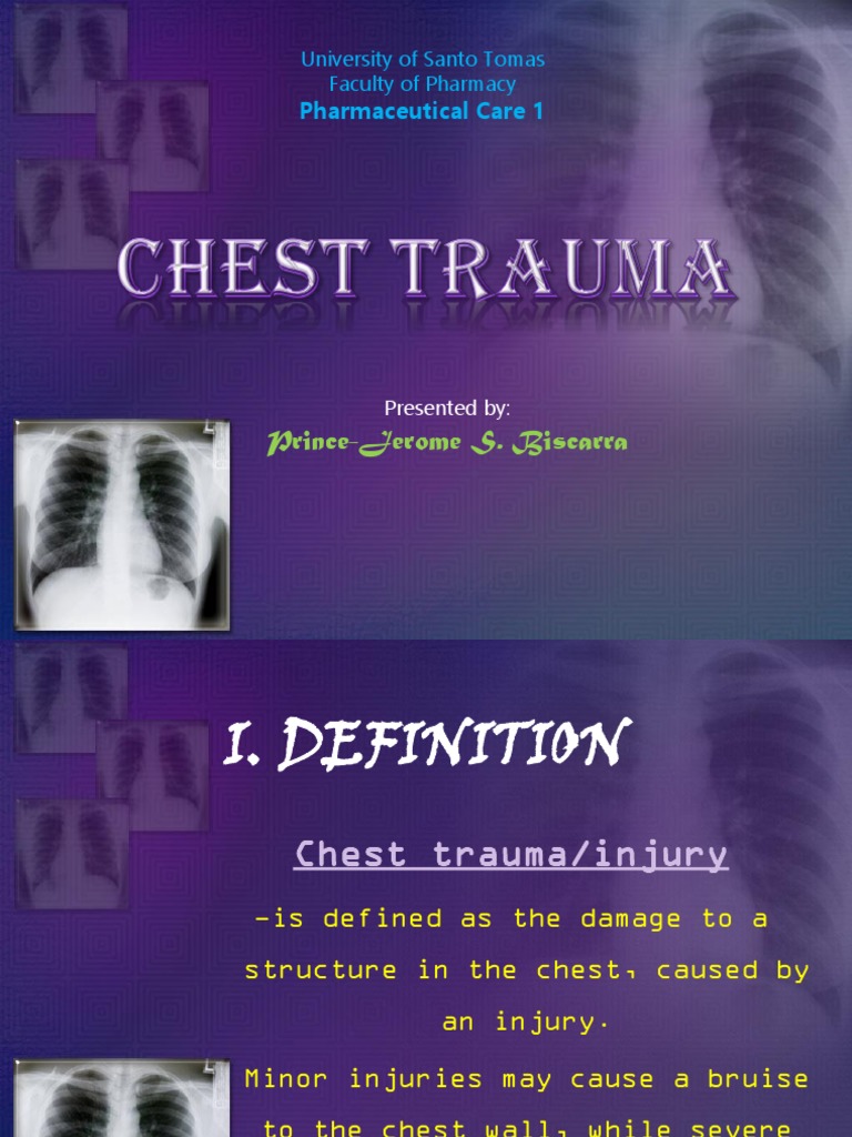 Chest Trauma | PDF | Thorax | Traumatology