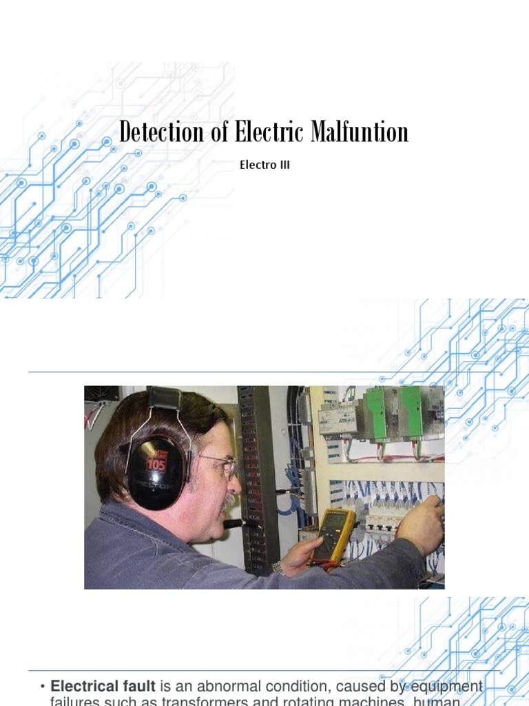 Detection of Marine Electric Malfunction | Download Free PDF | Relay ...