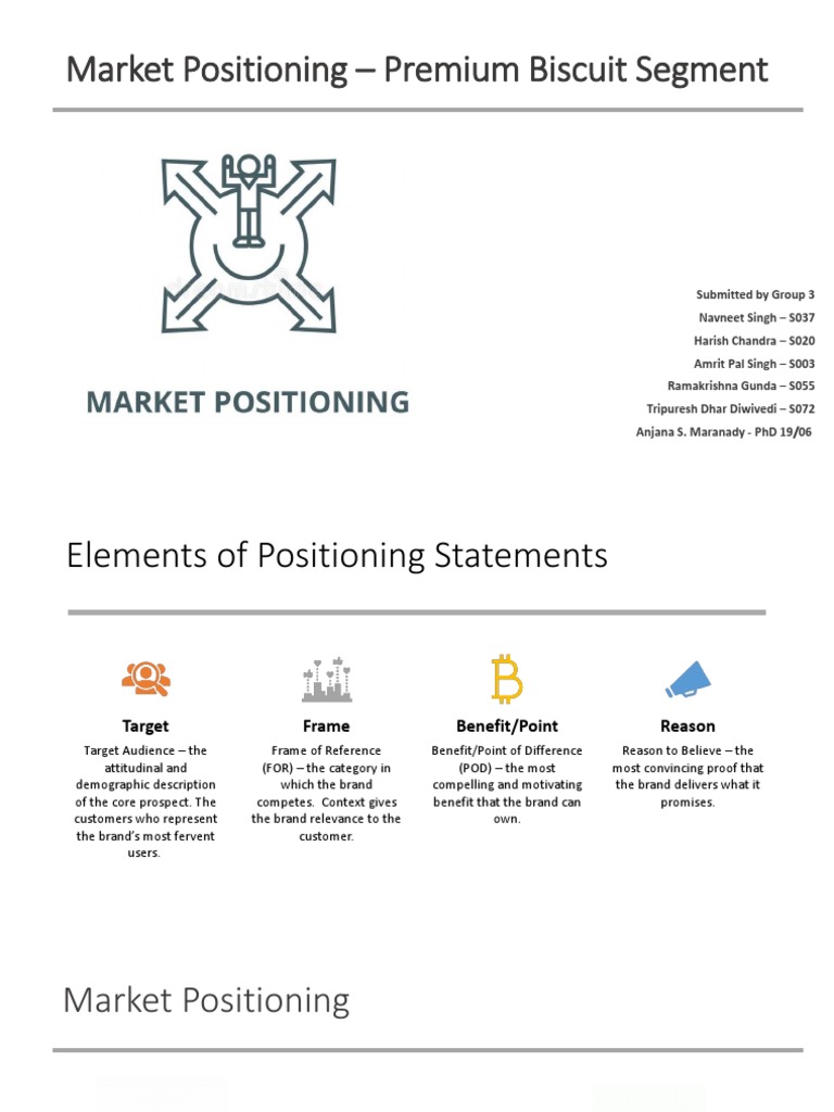 Market Positioning in Premium Biscuits | PDF