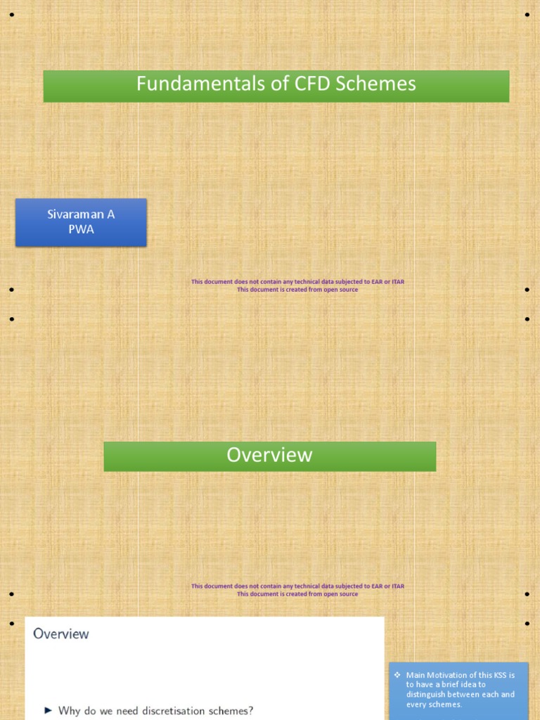 Fundemetals of CFD Schemes | PDF | Computational Fluid Dynamics ...