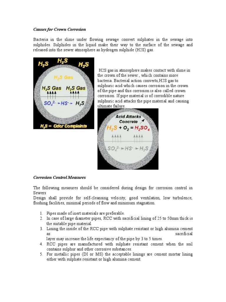 Causes For Crown Corrosion | PDF