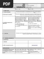 LESSON EXEMPLAR Editable Template | PDF | Educational Technology | Websites