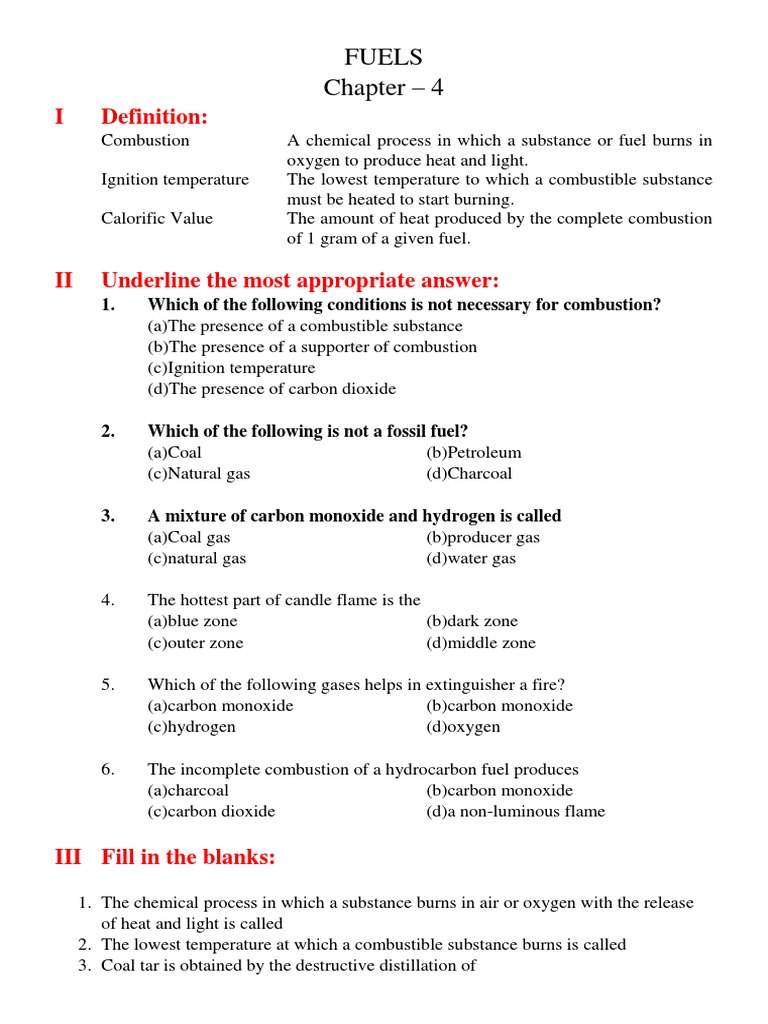 CH 4 Fuels | PDF | Combustion | Fuels