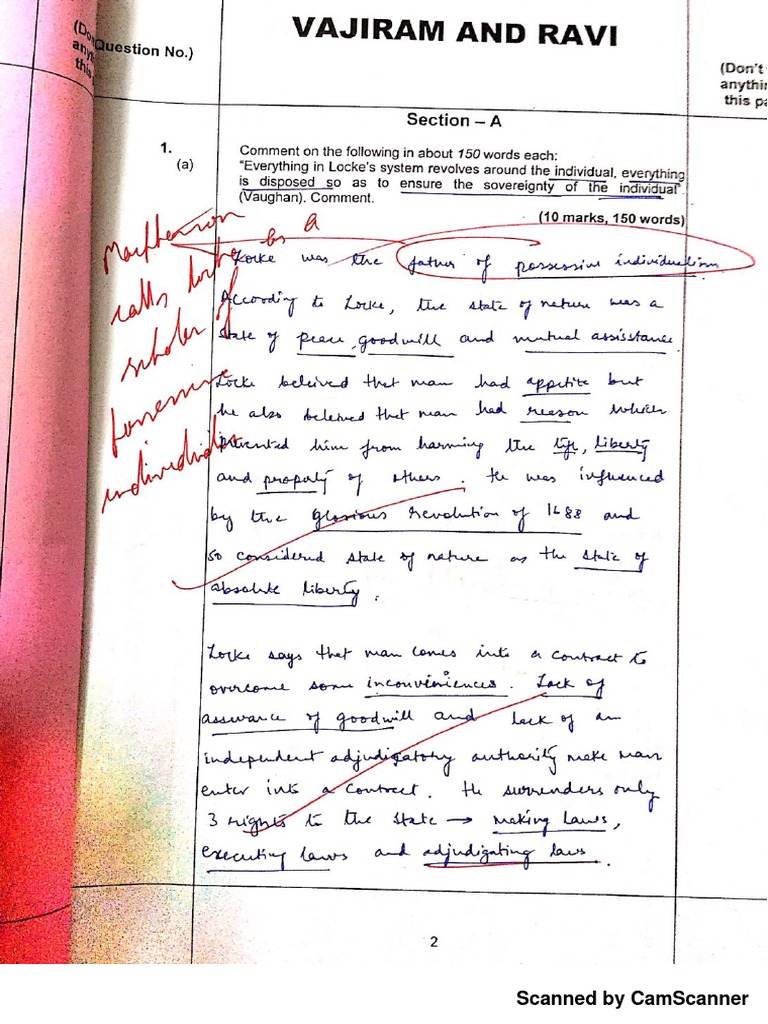 Sample Answersheet Psir | PDF