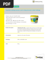 Bostik Powerplug Tds Rev1 PDF | PDF | Concrete | Cement