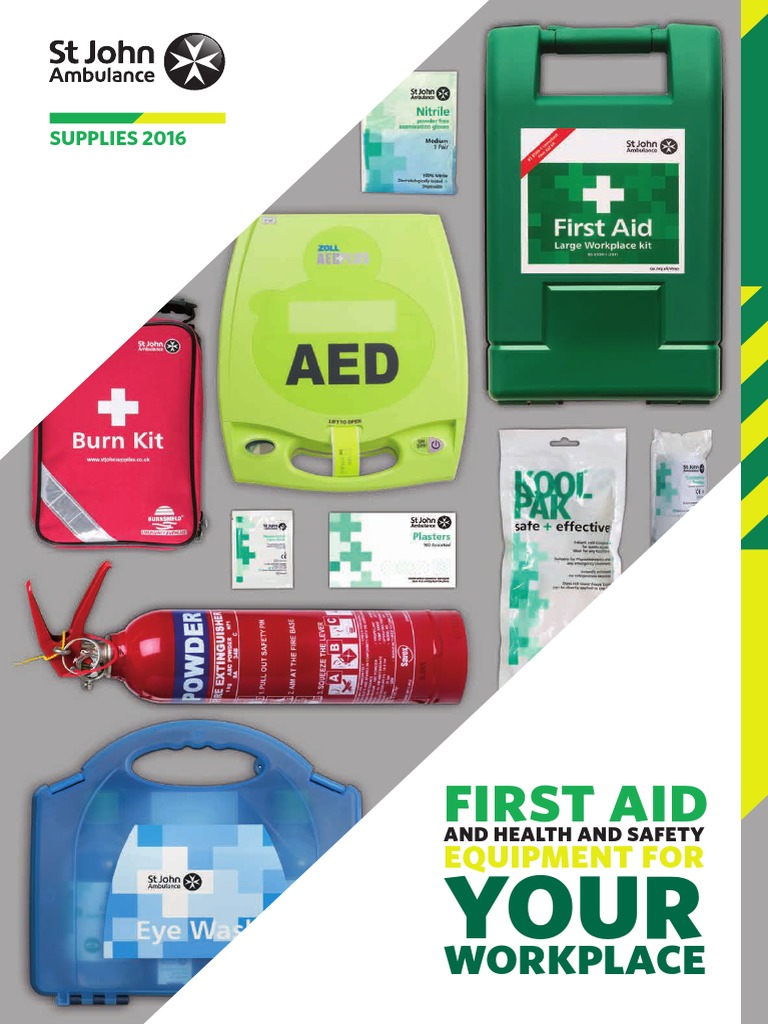ST John Ambulance First Aidand Healthand Safety Supplies Catalogue 2016 ...