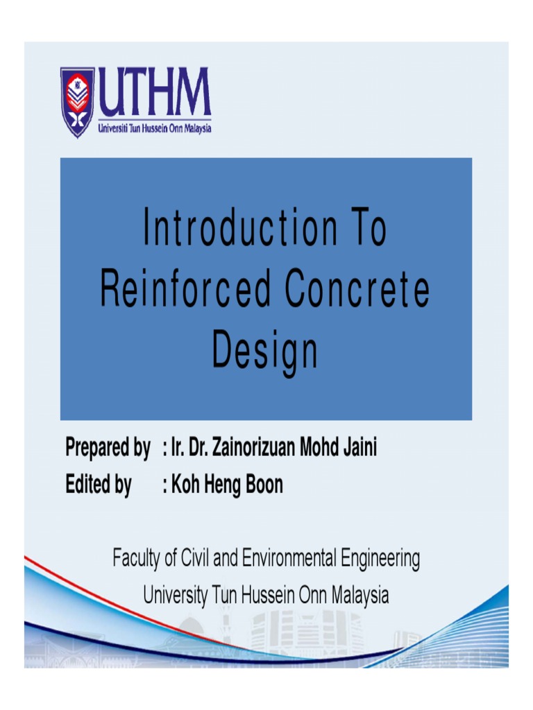 Chapter 1 Introduction To RC Design | PDF | Reinforced Concrete ...