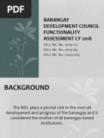 Barangay Development Council Functionality Assessment - Annexes Forms ...