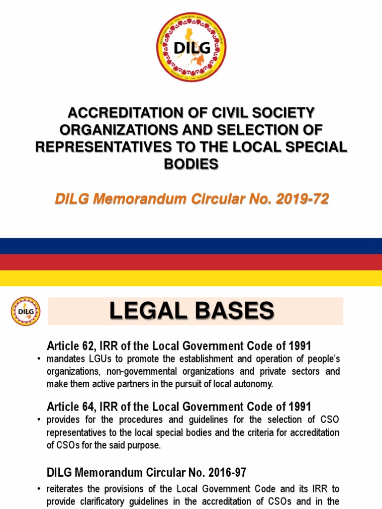 Guidelines On LGU Accreditation | PDF | Non Governmental Organization ...