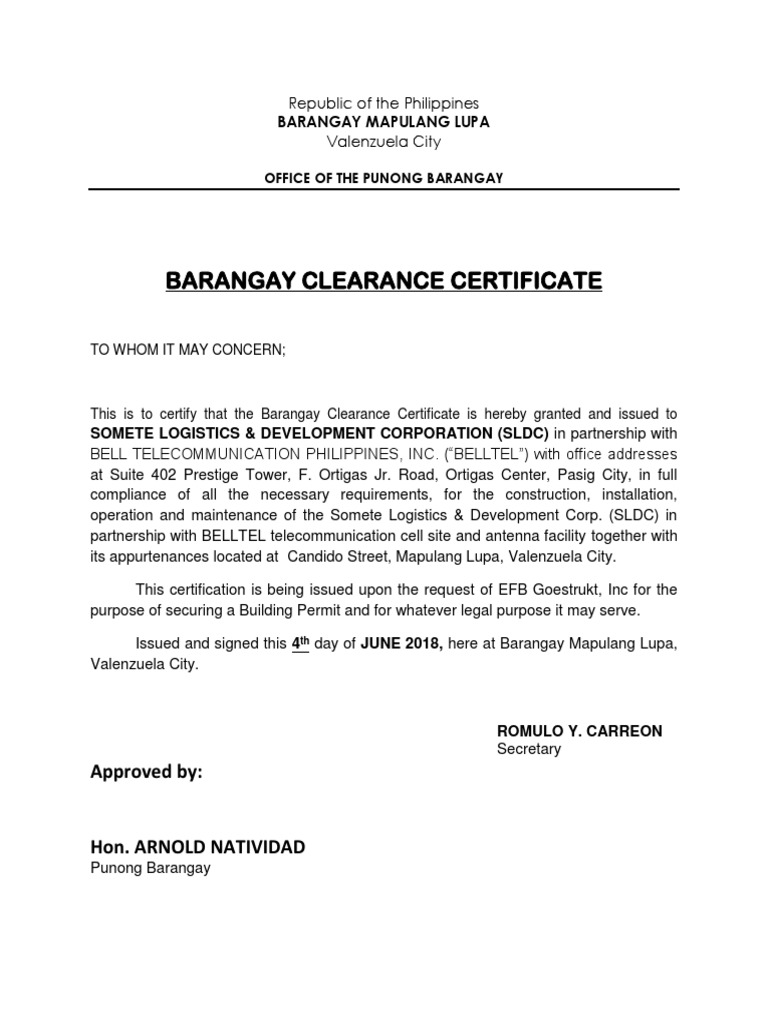 Bussiness Certificate | PDF