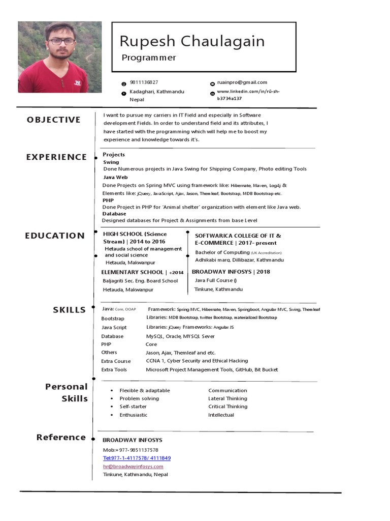 Rupesh C Haul Again Resumed Broad | PDF | Ajax (Programming) | Bootstrap (Front End Framework)