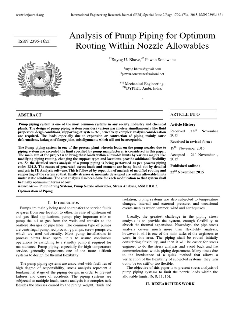 Optimised Pump Routing | PDF | Pump | Pipe (Fluid Conveyance)
