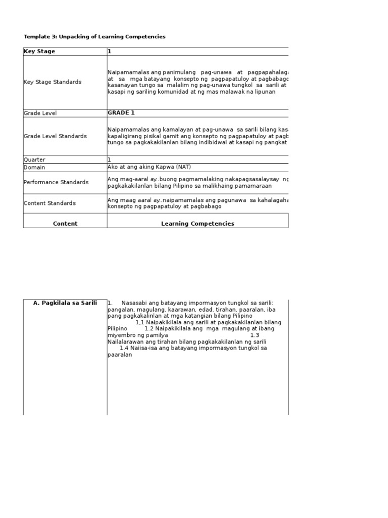 AP 2 Lamp Key Stage 1 Focus Grade 2 1 | PDF