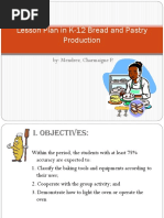 Grade 12 Bread and Pastry Lesson Plan | PDF | Baking | Cakes