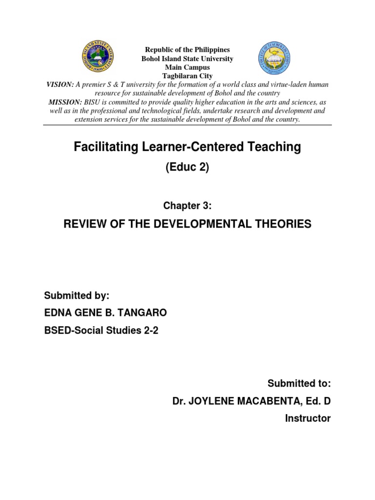 Facilitating Learner-Centered Teaching: (Educ 2) | PDF | Cognition | Learning