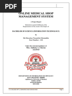 Medical Shop Management System | PDF | Feasibility Study | Oracle Database