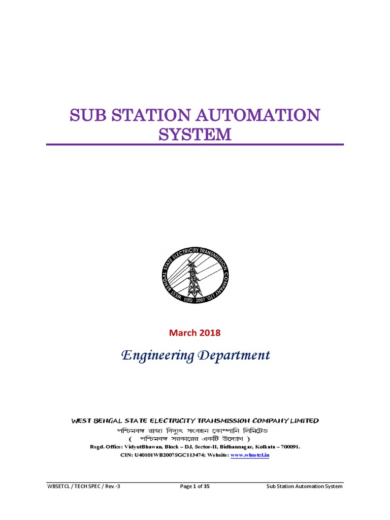 Substation System | PDF | Electrical Substation | Automation