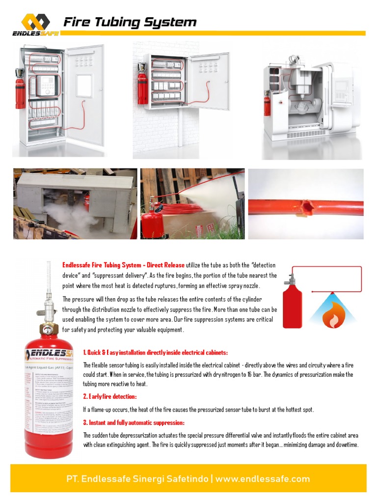 Endlessafe Fire Tubing System - For Panel | PDF
