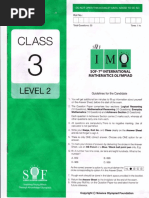 IMO Class 2 Paper - 2015-2016 StudyChaCha | PDF