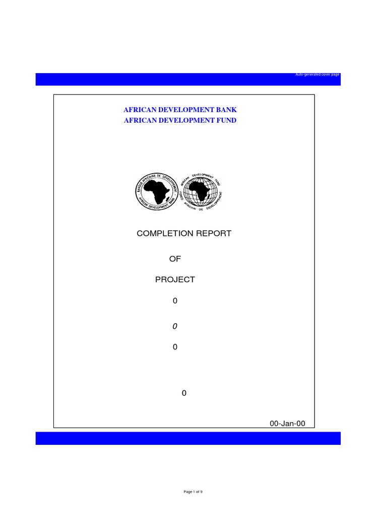 PCR Guidelines AfDB | PDF | Project Management | Banks