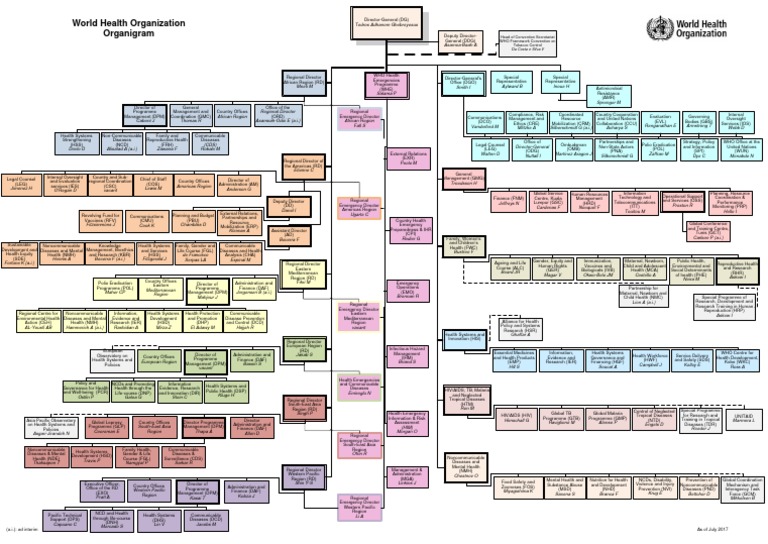 Who Organigram | PDF | Public Health | Health Sciences