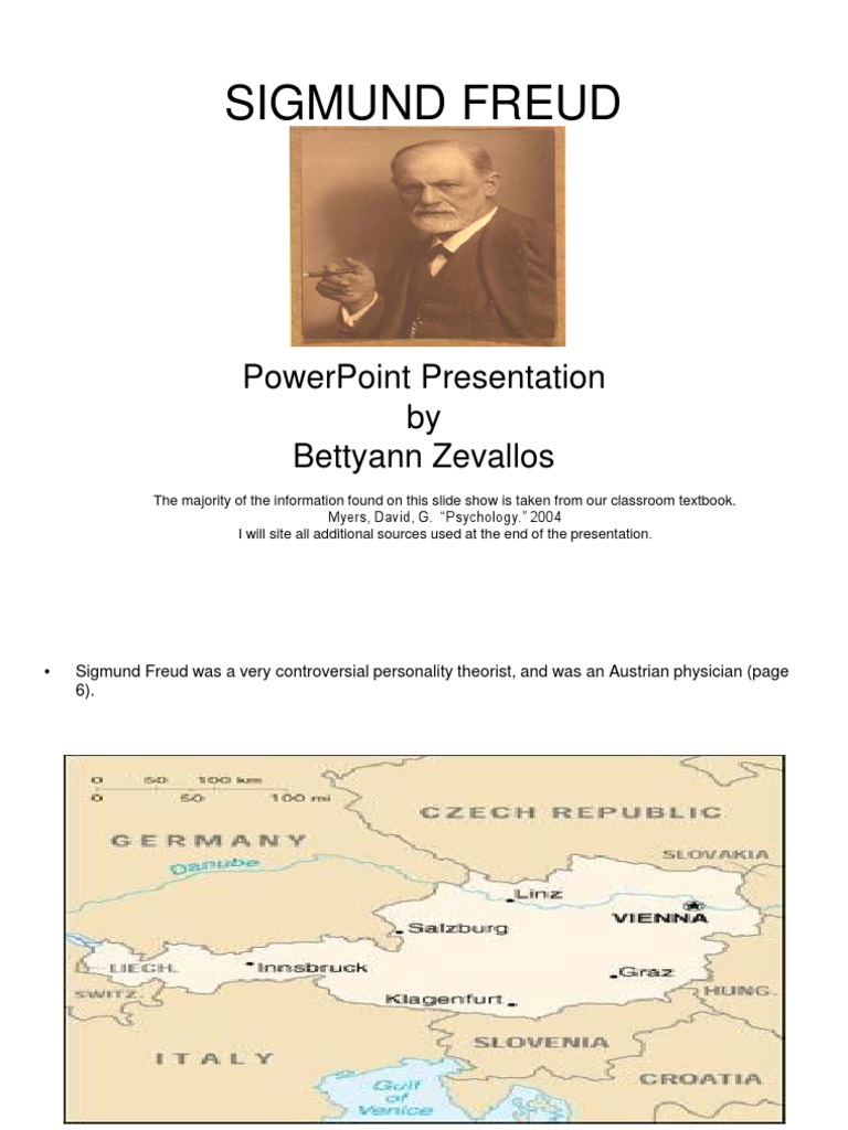 Sigmund Freud: Powerpoint Presentation by Bettyann Zevallos | PDF | Id ...