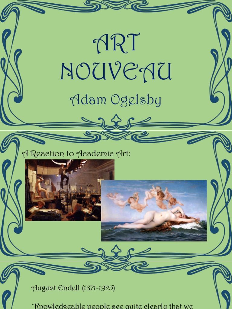 Art Nouveau Presentation | PDF | Art Nouveau | Art Movements