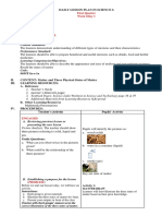 A Detailed Lesson Plan in Science 1pdf | PDF | Matter | Lesson Plan